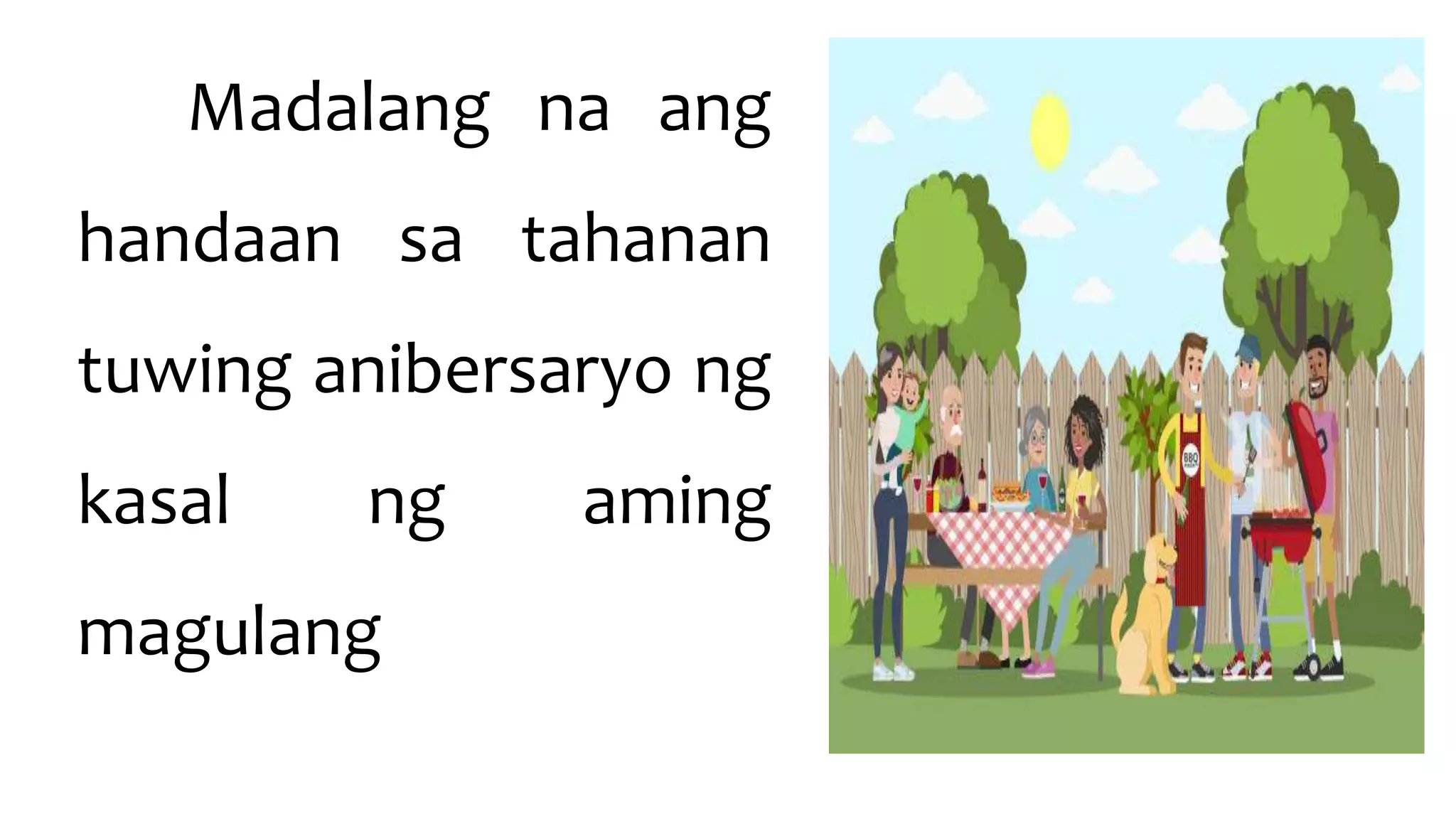 Mga Gawain at Tradisyon ng Pamilya | PPTX