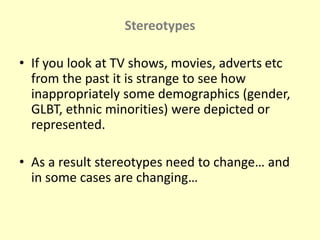Lesson 3 - Representation - Misogyny and feminism | PPTX