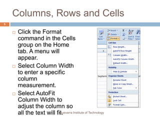 Lesson3 Modifying Columns, Rows And Cells | PPT