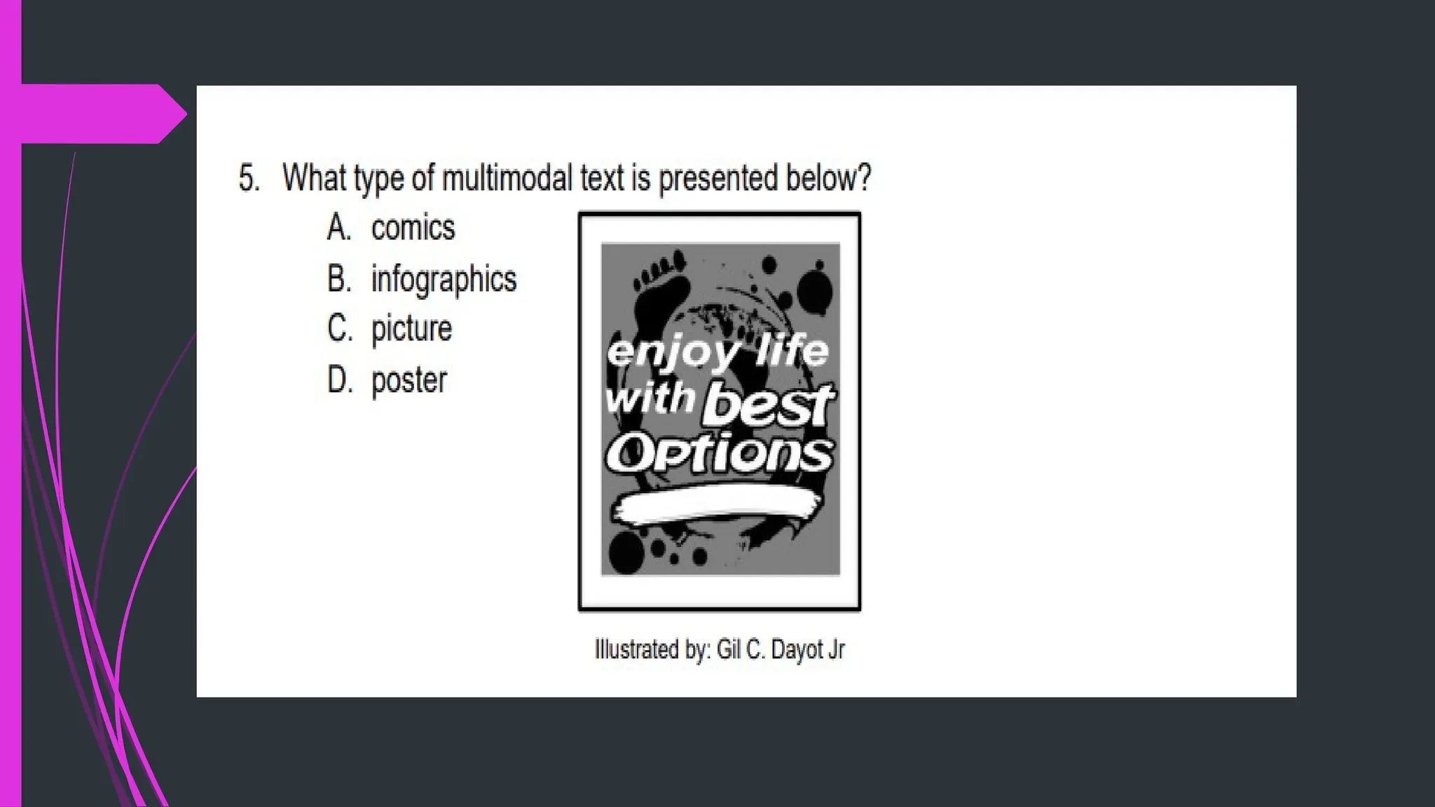 LESSON 3 - MULTIMODAL TEXTS.ppowerpointtx | PPTX | Digital Arts | Fine Art