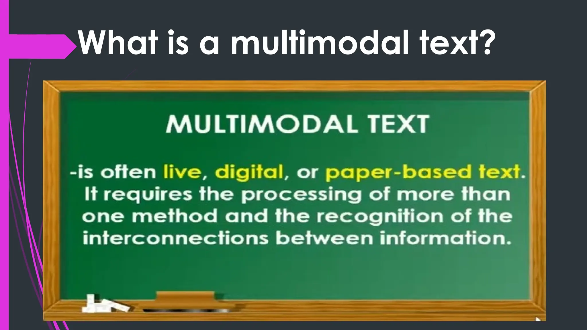 LESSON 3 - MULTIMODAL TEXTS.ppowerpointtx | PPTX
