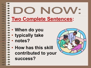 Lesson 3 Note-Taking | PPTX