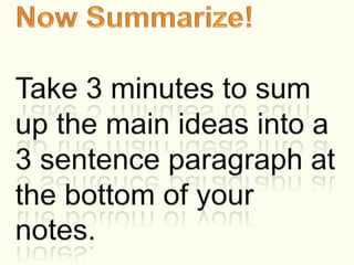 Lesson 3 Note-Taking | PPTX