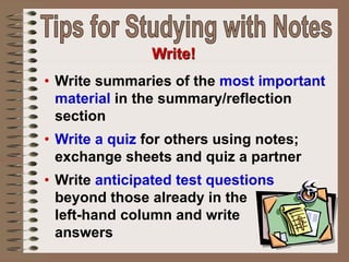 Lesson 3 Note-Taking | PPTX