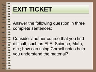 Lesson 3 Note-Taking | PPTX