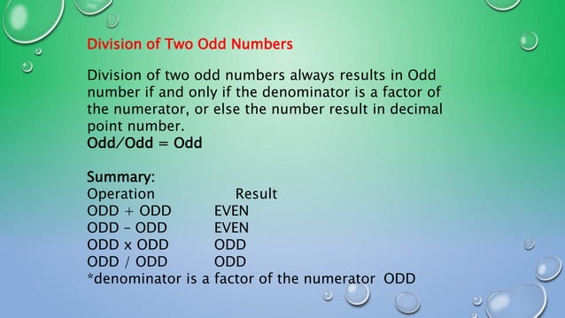 Lesson 3 odd numbers | PPTX