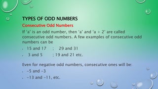 Lesson 3 odd numbers | PPTX