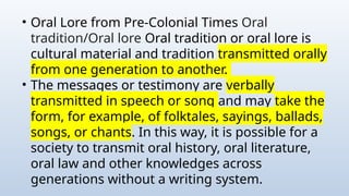 LESSON 3-ORAL-LORE-PRE-COLONIAL-LITERATURE.pptx
