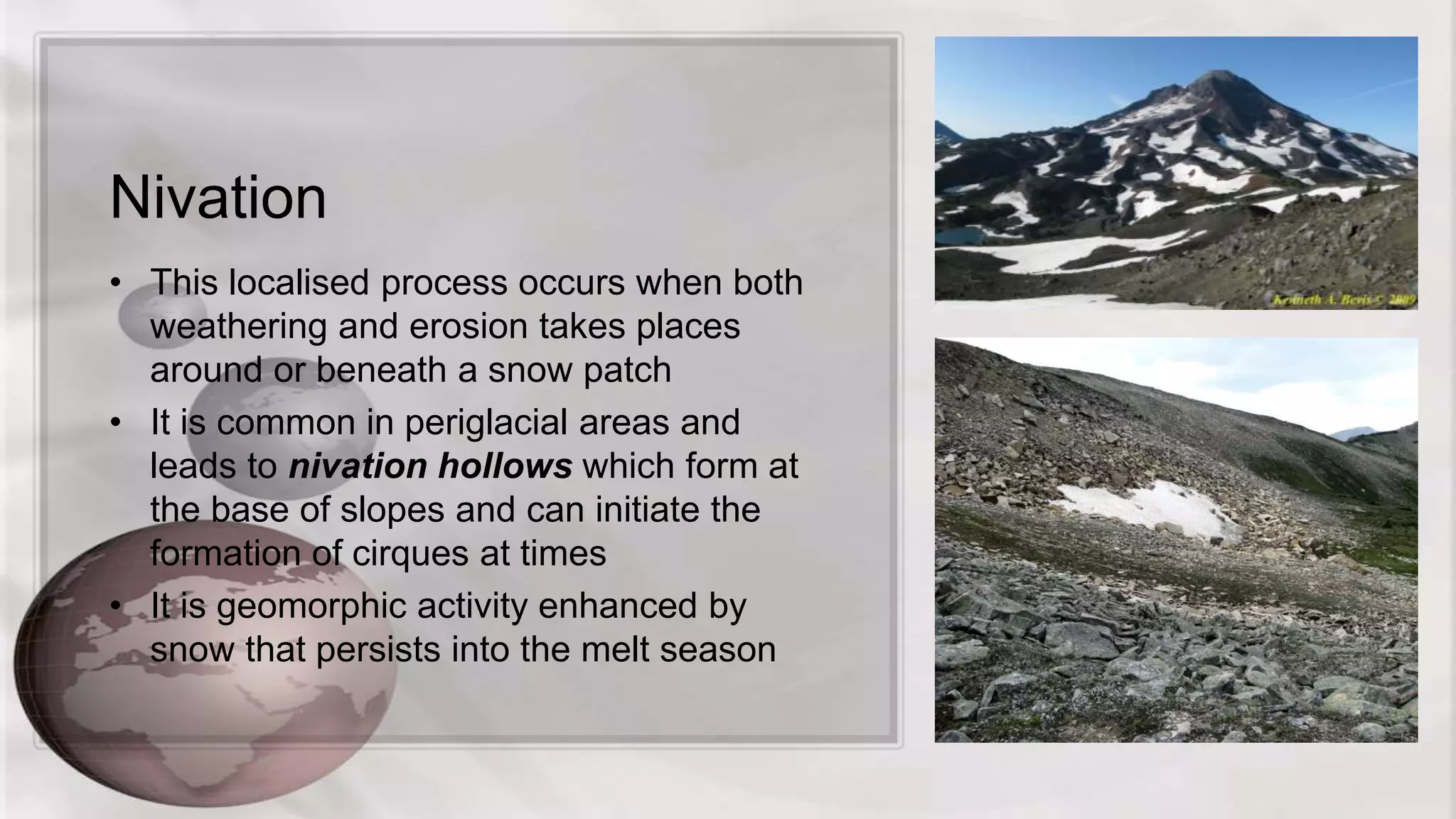 Periglacia processes and their landscapes and landforms | PPTX