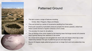 Periglacia processes and their landscapes and landforms | PPTX