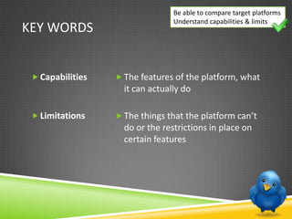 Unit 316 - Lesson 3 - Platforms | PPTX