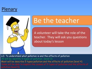 Lesson 3 pollution | PPTX