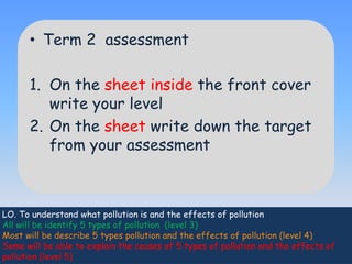 Lesson 3 pollution | PPTX