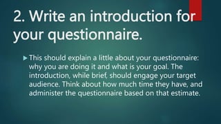 LESSON 3 - PREWRITING PHASE - SELECTING A RESEARCH TOPIC, QUESTIONNAIRE ...