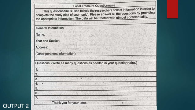 LESSON 3 - PREWRITING PHASE - SELECTING A RESEARCH TOPIC, QUESTIONNAIRE ...