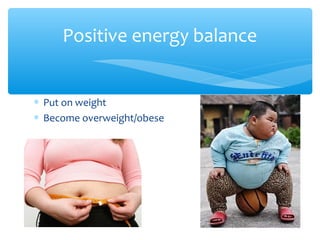 Lesson 3 reccommended intakes | PPT