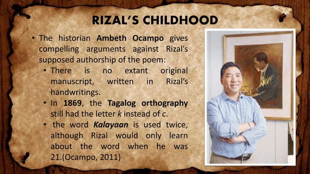 lesson 3-RIZAL'S LIFE FAMILY, CHILDHOOD, EARLY EDUCATION (1).pptx ...