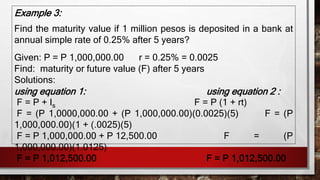 Lesson 3 simple interest | PPTX