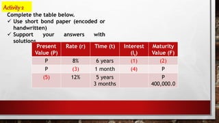 Lesson 3 simple interest | PPTX