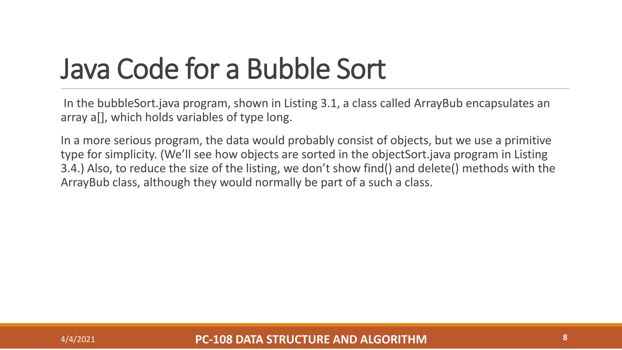 Lesson 3 simple sorting | PPT