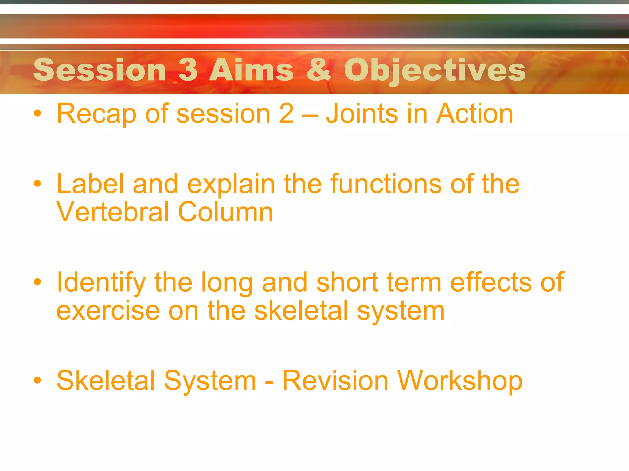 Lesson 3 skeletal system | PPT