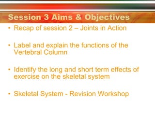 Lesson 3 skeletal system | PPT