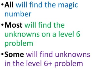 Lesson 3 solving problems using algebra | PPTX