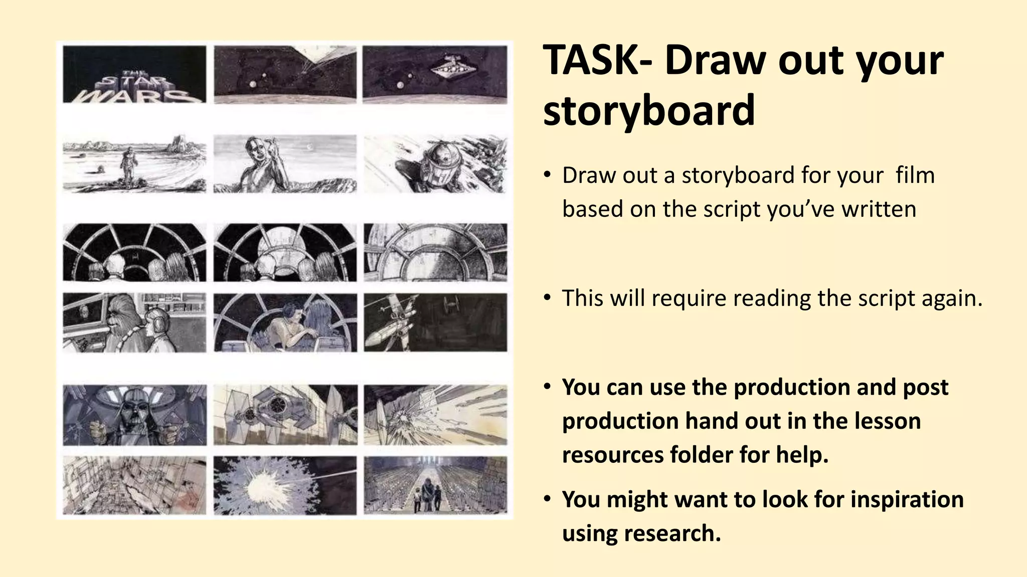 Lesson 3 storyboarding as edit planning | PPTX