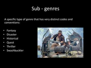 Lesson 3 - Action Adventure Sub genres | PPT