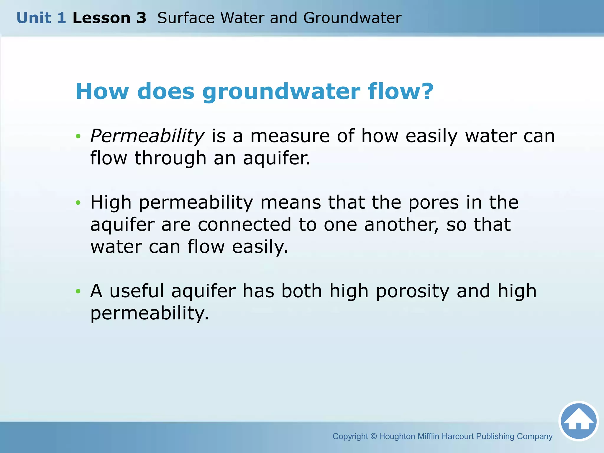 Lesson 3 surface water and groundwater | PPTX
