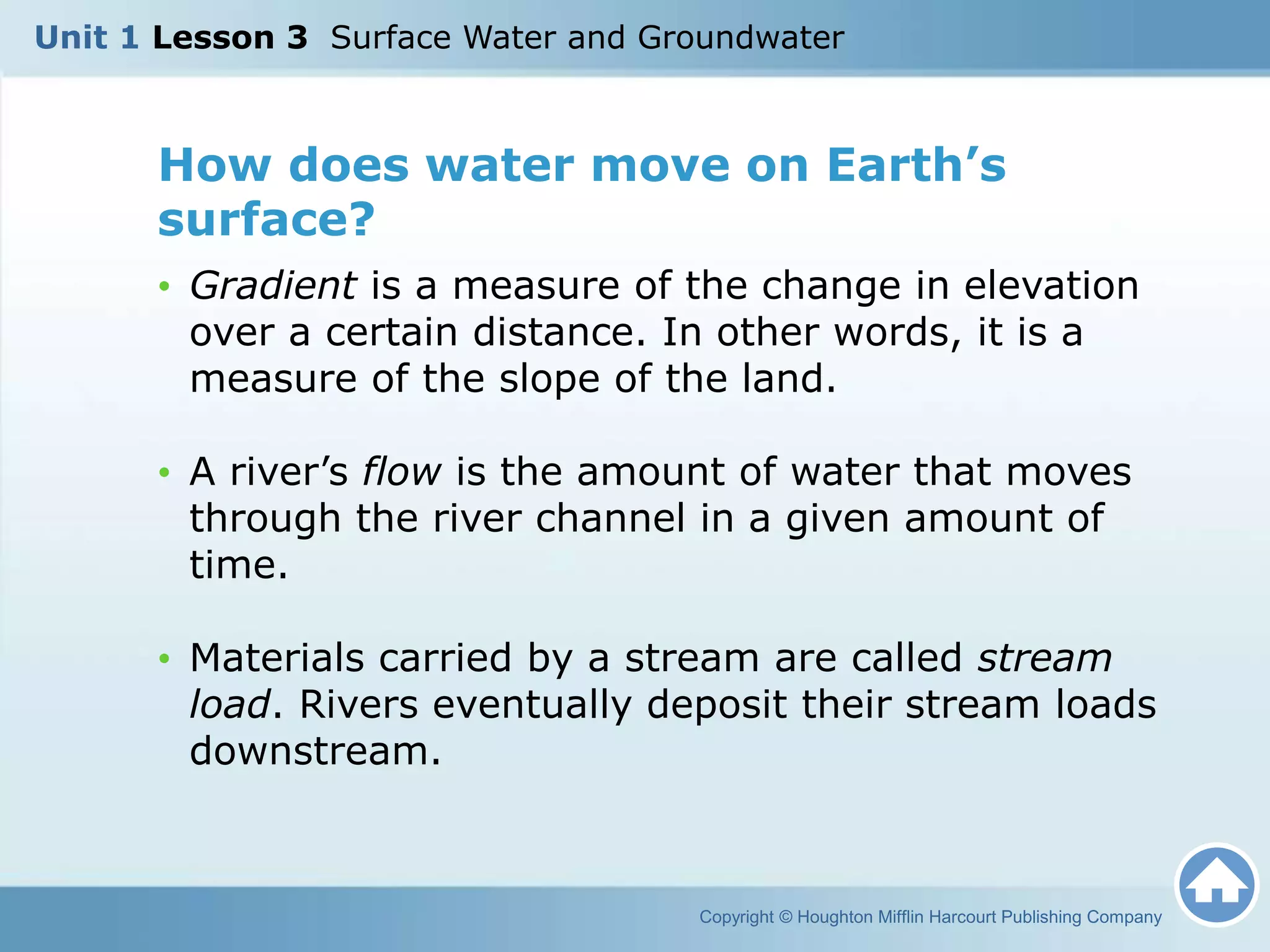 Lesson 3 surface water and groundwater | PPTX | Geography | Science