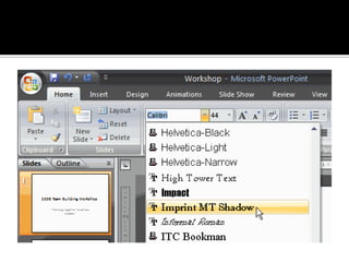 Lesson 3 text basics ( powerpoint) | PPTX