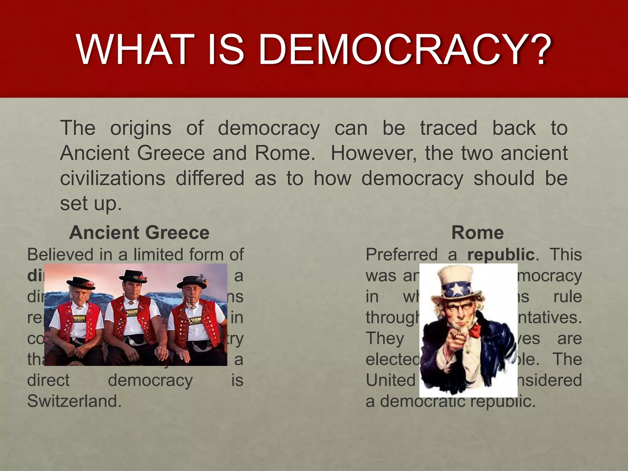 Lesson 3 the dawn of democracy | PPTX