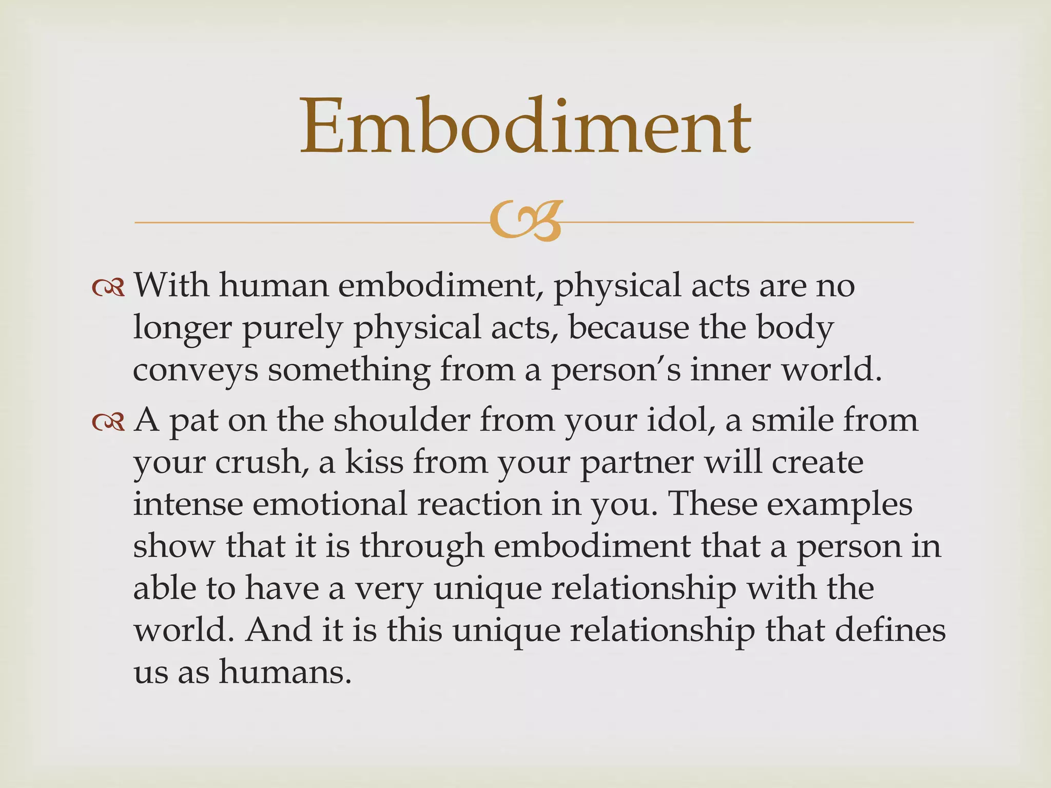 Lesson 3 the human as an embodied spirit | PPTX