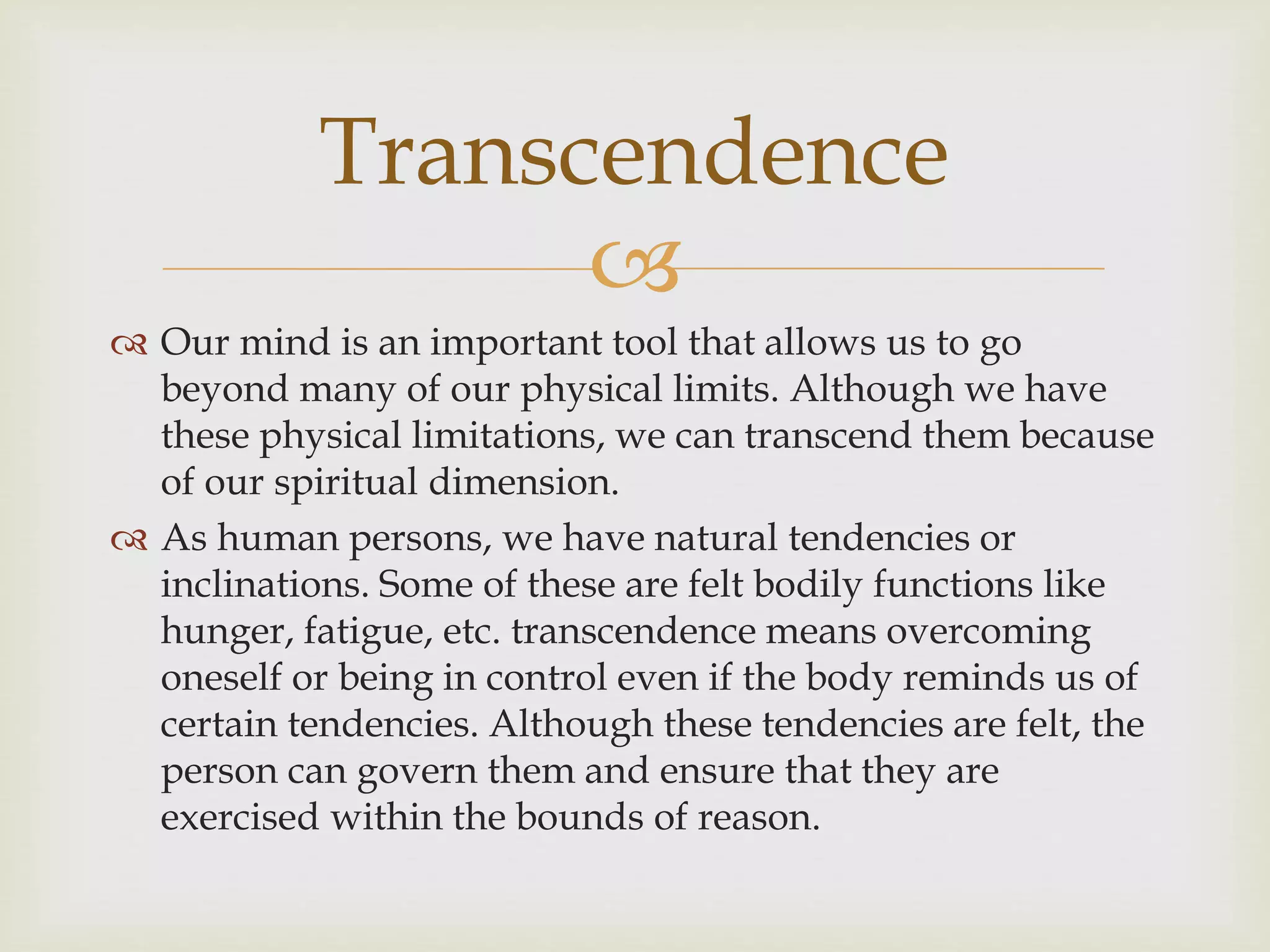 Lesson 3 the human as an embodied spirit | PPTX