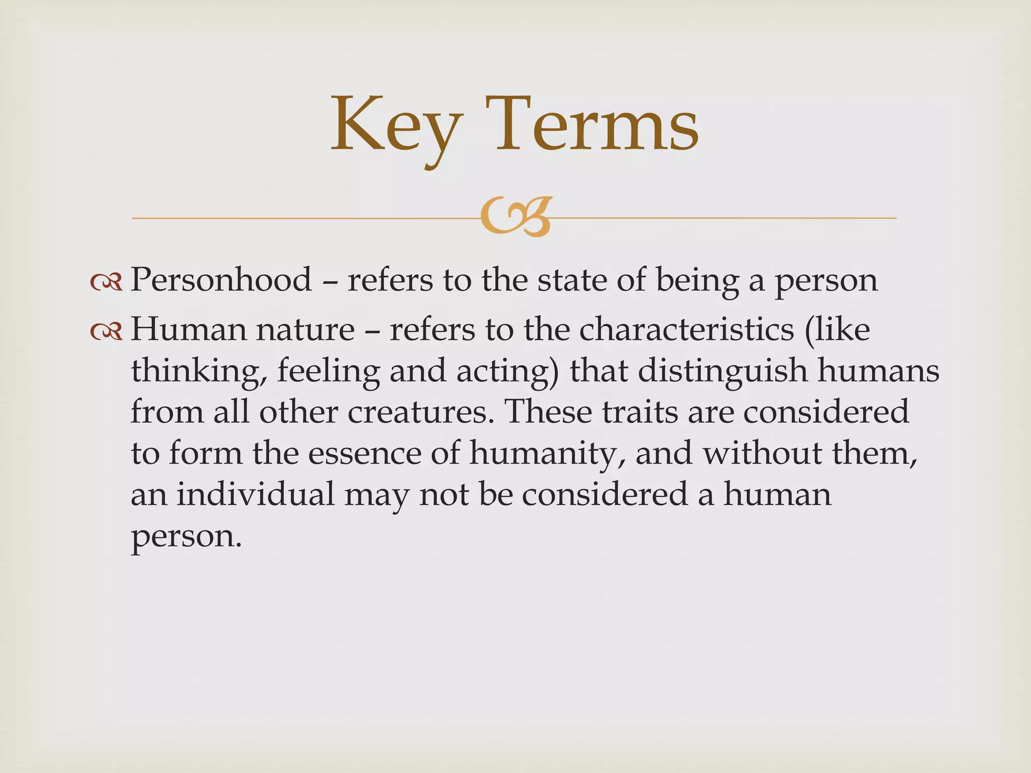 Lesson 3 the human as an embodied spirit | PPTX