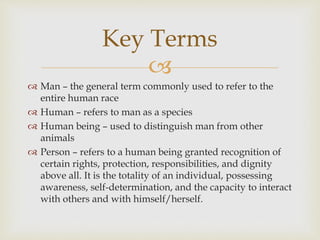 Lesson 3 the human as an embodied spirit | PPTX