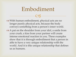 Lesson 3 the human as an embodied spirit | PPTX