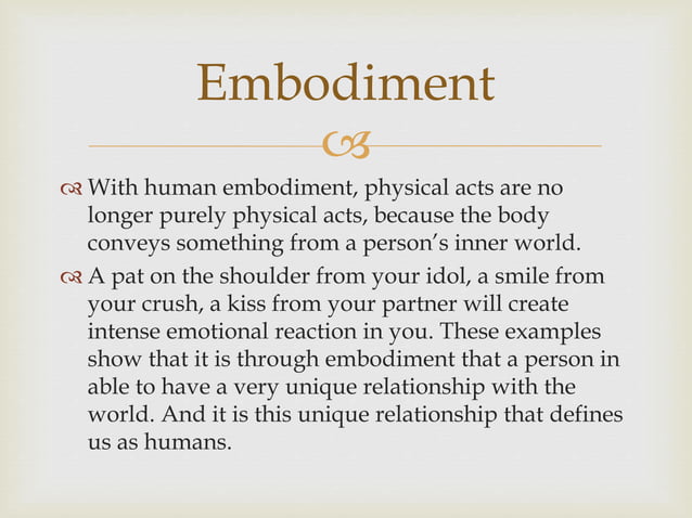 Lesson 3 the human as an embodied spirit | PPTX