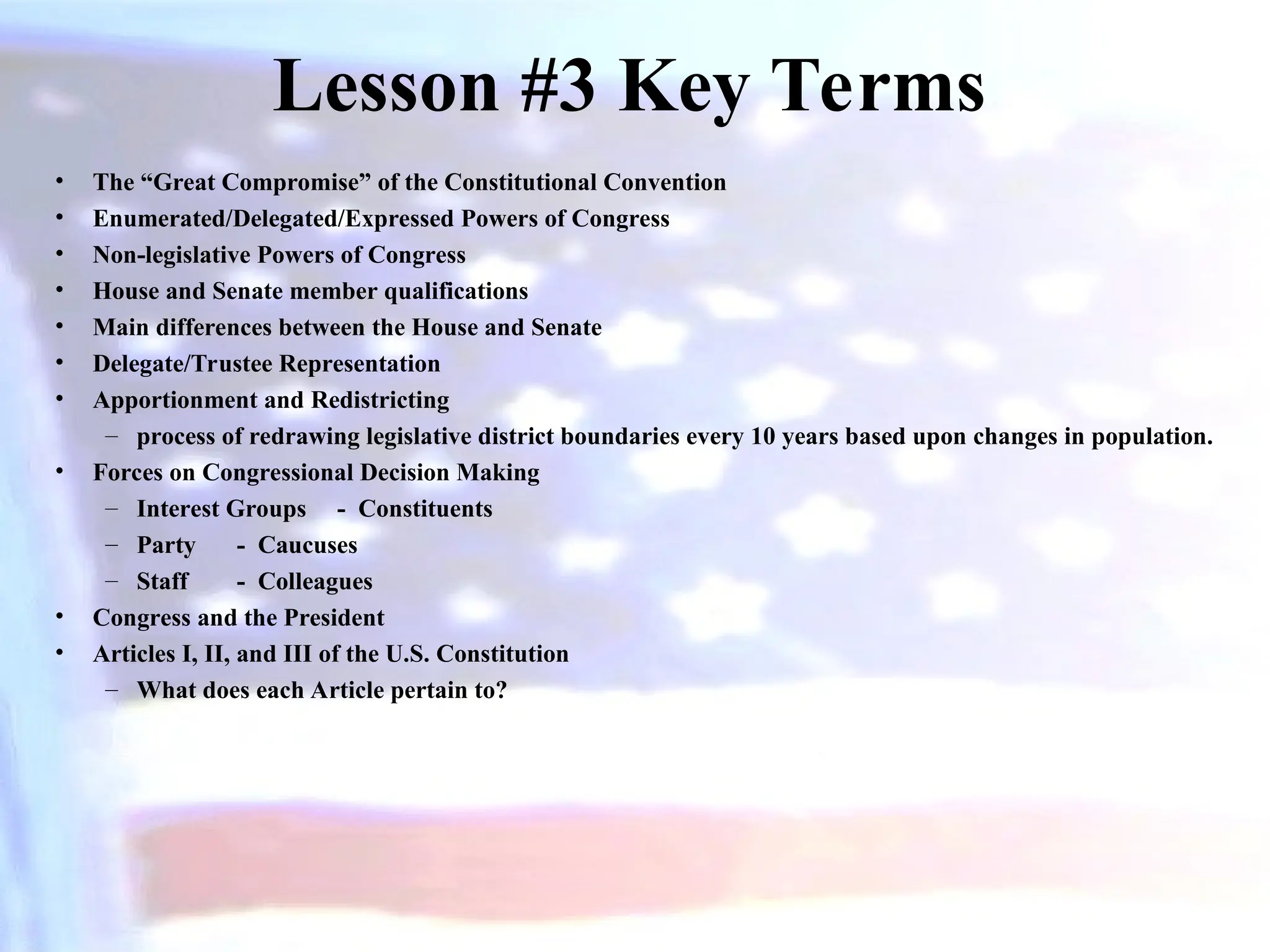 Lesson+3+-+The+Legislative+Branchfromgov.ppt