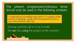 LESSON 3- THE PRESENT PROGRESSIVE-CONTINUOUS TENSE.pptx