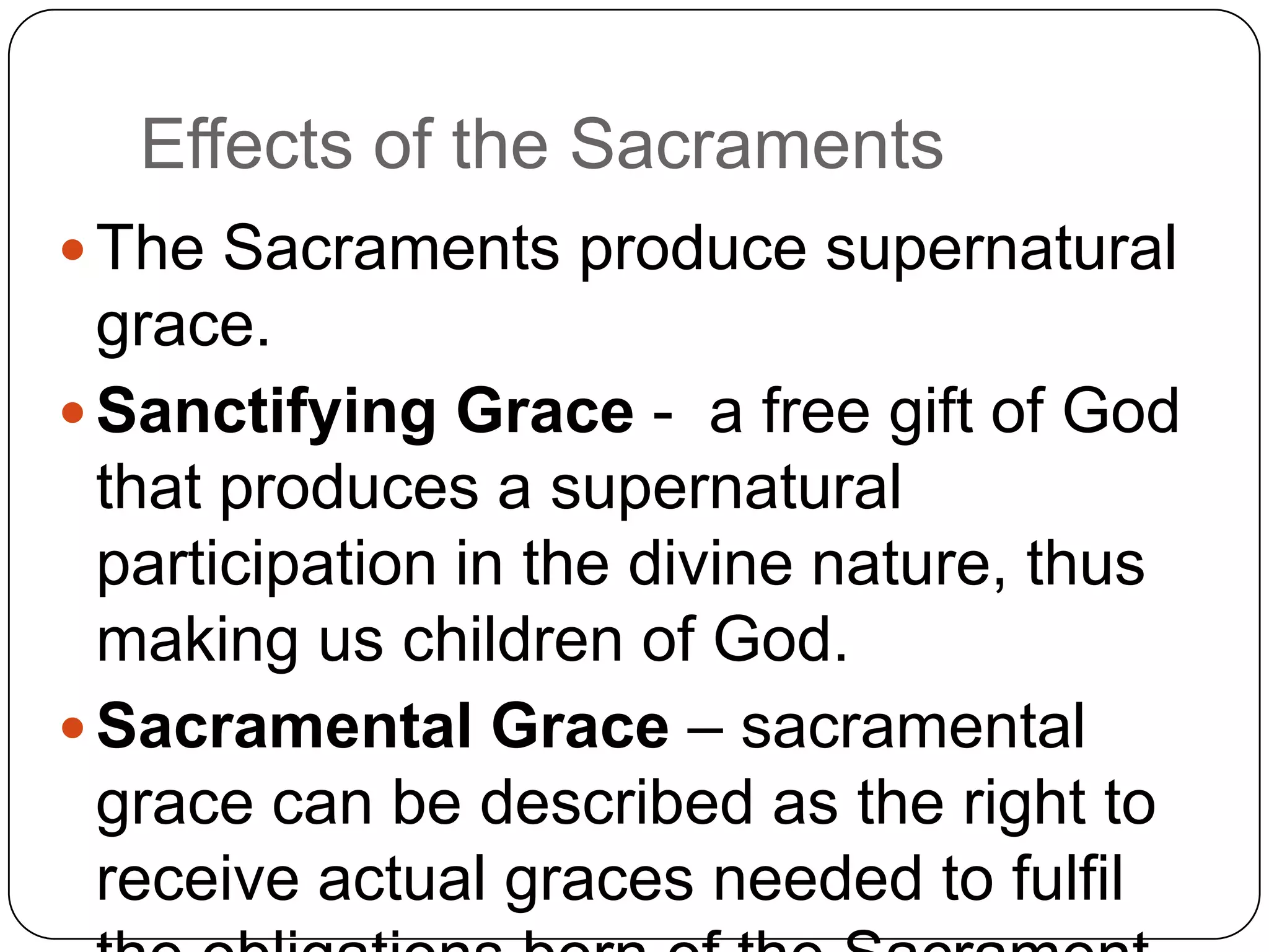 Lesson 3 the sacraments | PPTX
