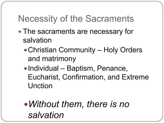 Lesson 3 the sacraments | PPTX