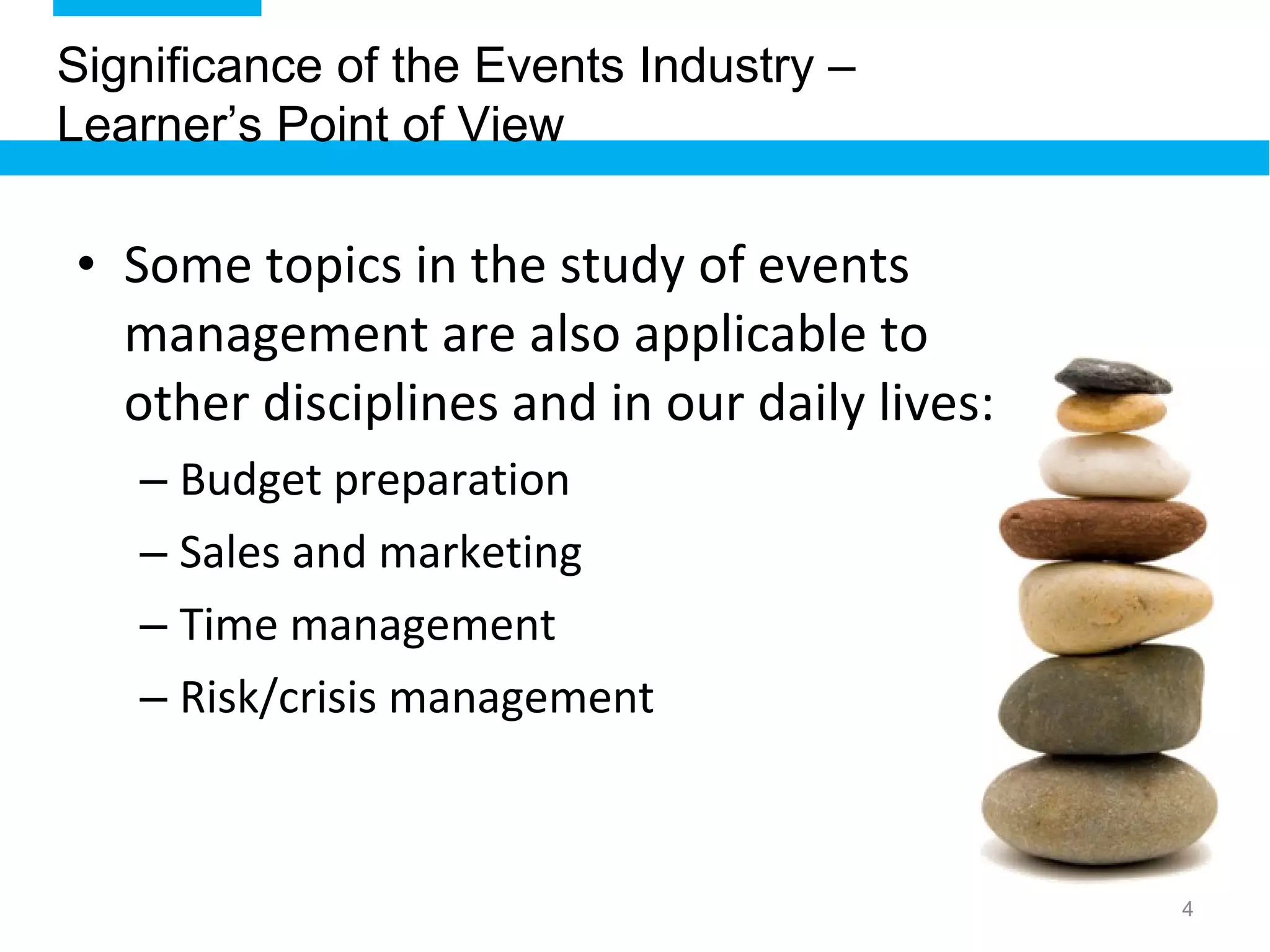 Lesson 2 - the significance of the events industry | PPT