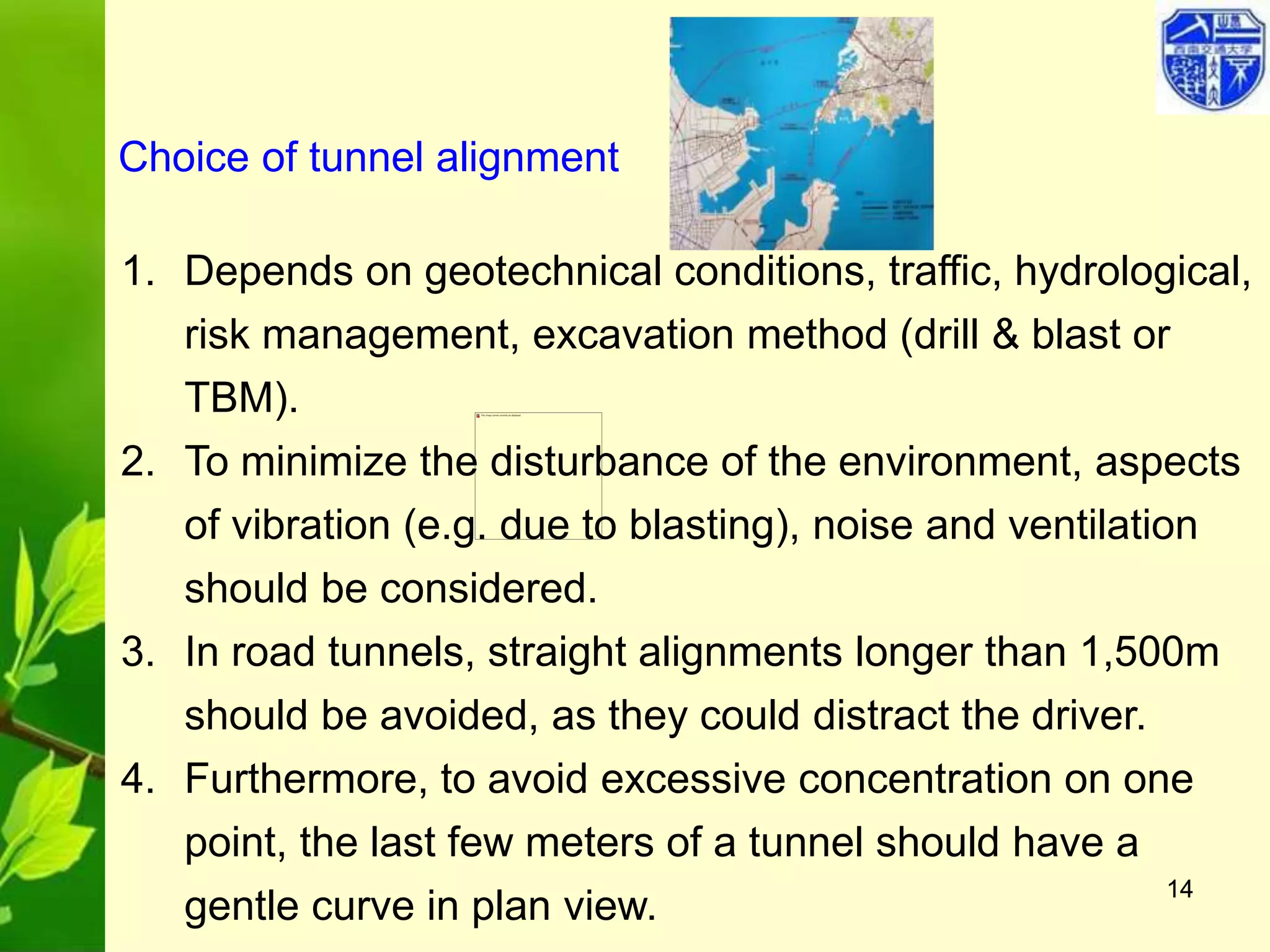 Lesson3 tunnel design | PPT