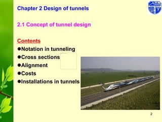 Lesson3 tunnel design | PPT