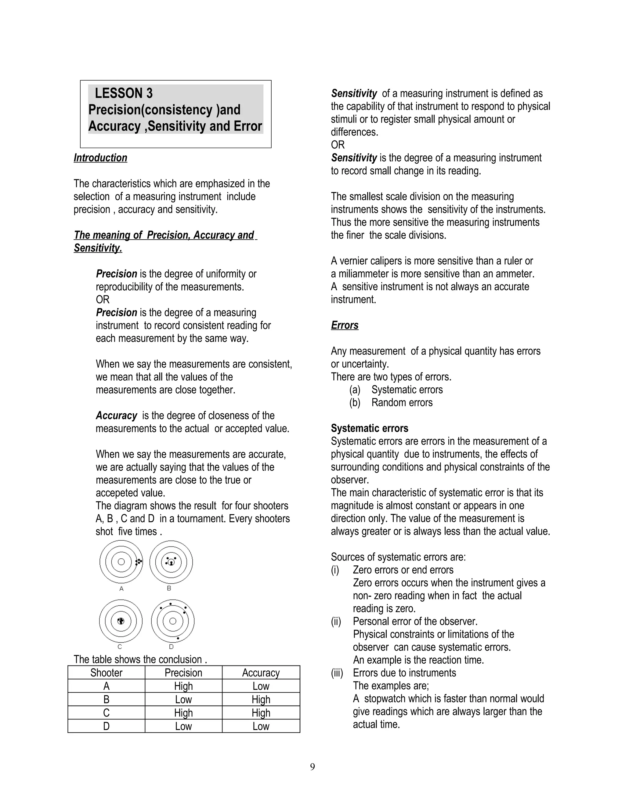 Understanding Measurements | DOC | Physics | Science