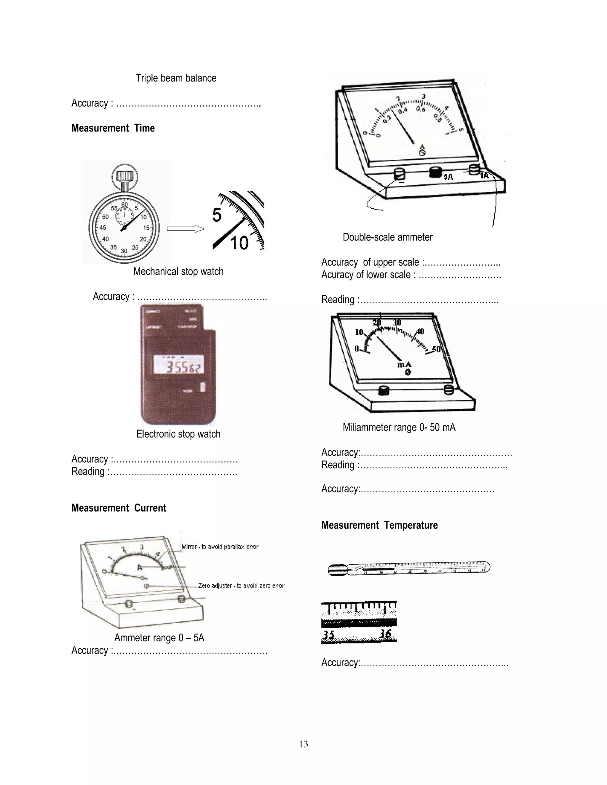 Understanding Measurements | DOC | Physics | Science