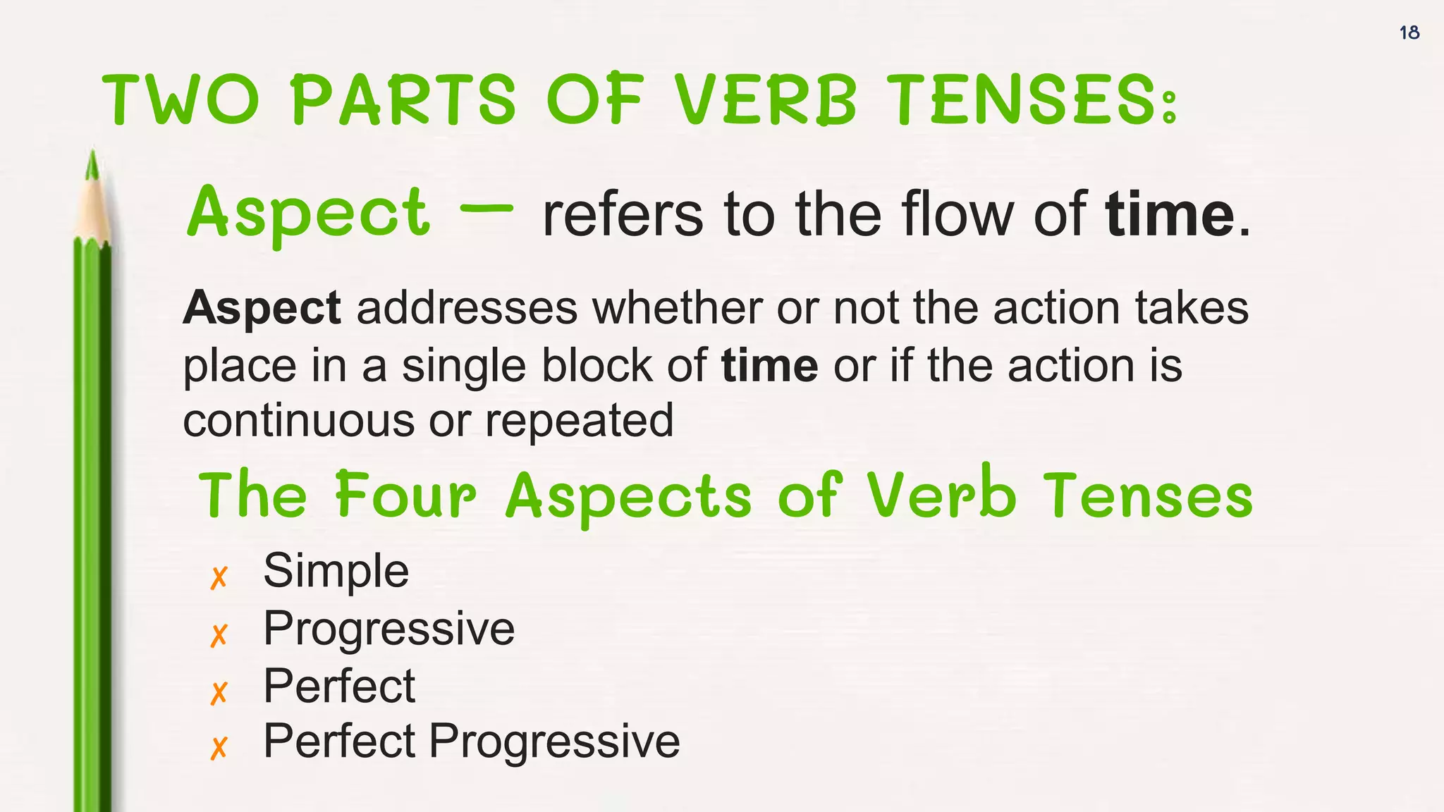Verbs and Verb Tenses with Timeline | PDF