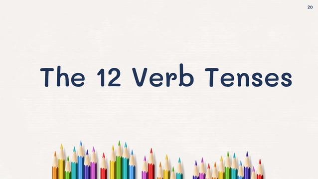 Verbs and Verb Tenses with Timeline | PDF